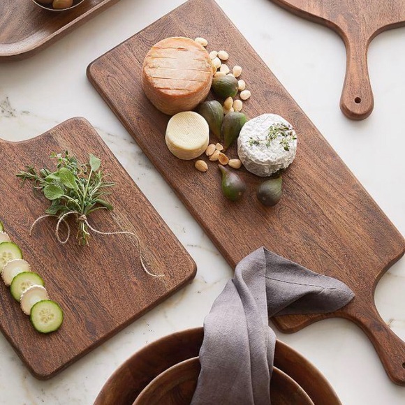 Hand Crafted | Dining | Charcuterie Board Hand Hewn In Reclaimed White ...